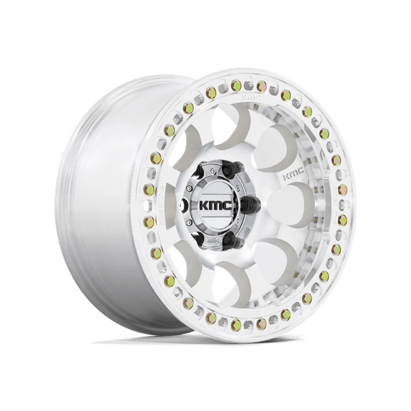 Jante Aluminium KMC KM237 RIOT BEADLOCK Argent 8.5x17 (ET:0)